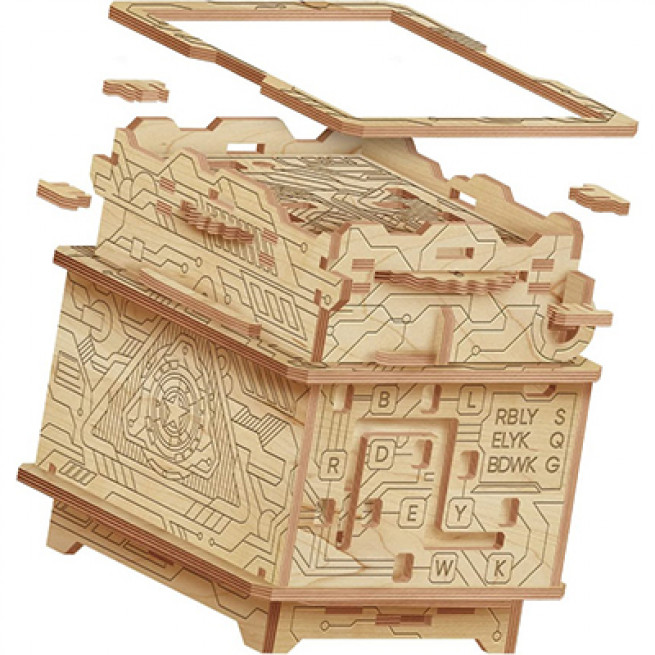 Kaufe Orbital Box 3D Holzpuzzle - 39,90€. Beste Holz- und Escape-Puzzles von ESC WELT